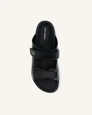 Dolce & Gabbana Calfskin Leather Sandals