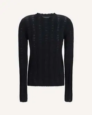 Marni Wool And Silk Cardigan With Bow