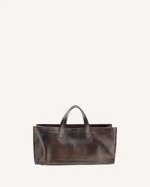 Staud Port Tote Handbag - Brown