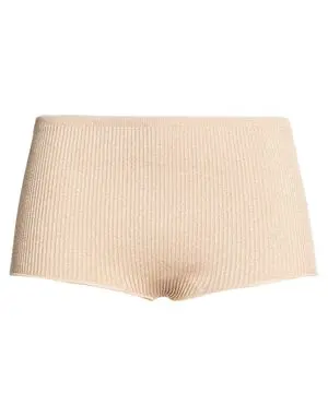 ROBERTO COLLINA Ribbed Knit Metallic Hot Pants