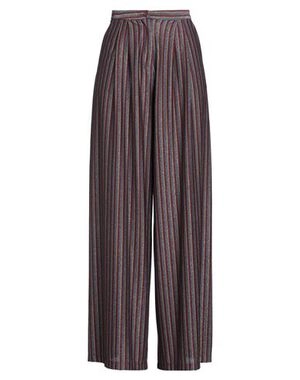 Momoni Pants Burgundy Size Polyester, Viscose, Metallic Polyester, Polyamide, Elastane - Red