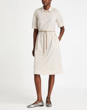 Peserico Midi Shirt Dress With Crystals