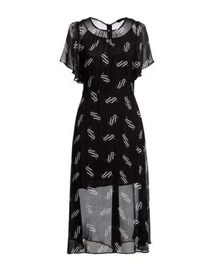 Armani Exchange Midi Dress Size Viscose - White