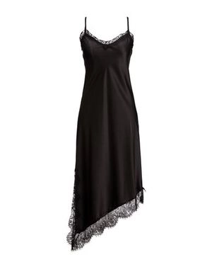 OLTRE Maxi Dress Size Polyester, Elastane - Black