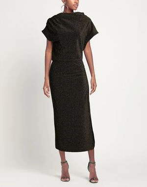 KAOS Jersey Maxi Dress With Metallic Sheen