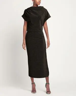 KAOS Jersey Maxi Dress With Metallic Sheen