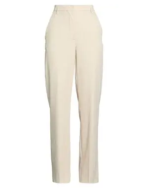 KAOS Ivory Polyester Elastane Straight-leg Pants