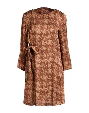 MANILA GRACE Mini Dress Size Viscose - Brown