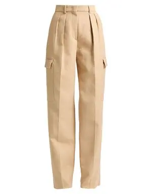 Sportmax Cotton-viscose Cargo Pants