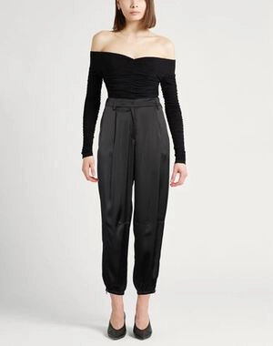Herno High Waisted Tapered Satin Pants