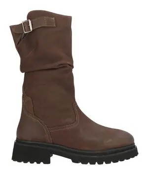 CAFÈNOIR Leather Buckled Boots