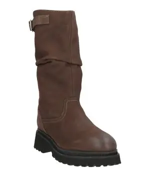 CAFÈNOIR Leather Buckled Boots