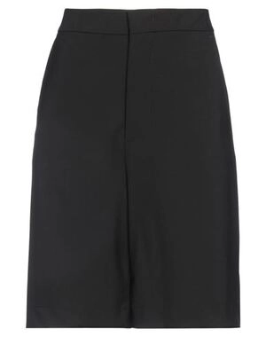 ROBERTO COLLINA Shorts & Bermuda Shorts Size Wool, Elastane - Black