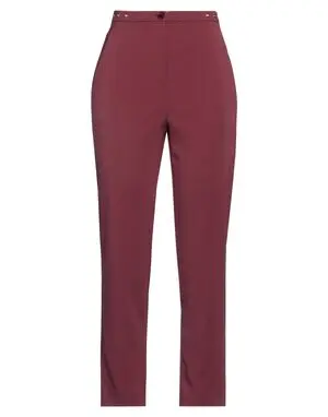 Patrizia Pepe Essential Pants Garnet Size Polyester, Elastane