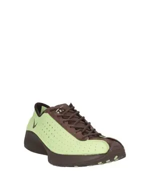 Nike Lime Leather And Textile Fiber Low-top Sneakers - Green