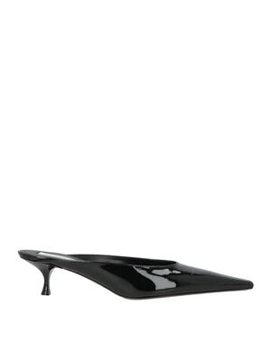 Victoria Beckham Pointed Toe Mules - Black