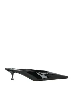 Victoria Beckham Pointed Toe Mules - Black