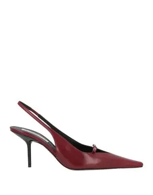 Victoria Beckham Kidskin Slingback Pumps - Red