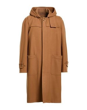 LARDINI Coat Camel Size Virgin Wool, Polyamide - Beige