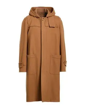 LARDINI Coat Camel Size Virgin Wool, Polyamide