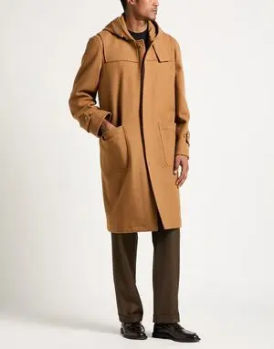 LARDINI Coat Camel Size Virgin Wool, Polyamide