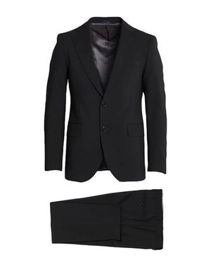TOMBOLINI Suit Size Polyester, Wool, Elastane - Black