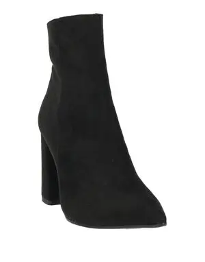 NILA & NILA Synthetic Pointed Toe Block Heel Ankle Boots