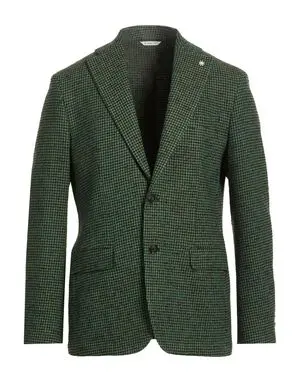 MANUEL RITZ Blazer Size Cotton, Acrylic, Polyester, Virgin Wool