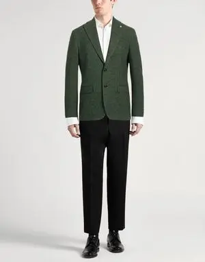 MANUEL RITZ Blazer Size Cotton, Acrylic, Polyester, Virgin Wool