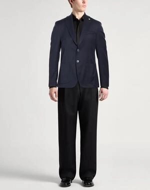 MANUEL RITZ Blazer Size Wool, Elastane