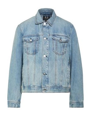 Armani Exchange Denim Outerwear Size Cotton - Blue
