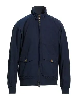BARACUTA Jacket Size Cotton, Polyester - Navy