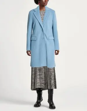 KAOS Single-breasted Felt Coat
