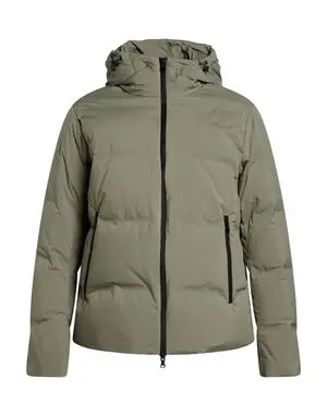 Paul & Shark Light Polyester Hooded Down Puffer Jacket - Green