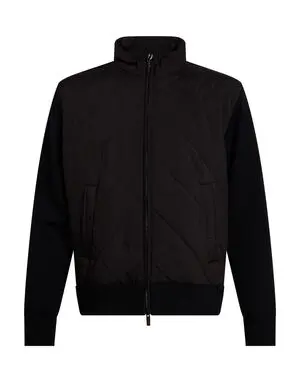 Paul & Shark Quilted Virgin Wool And Polyester Jacket - Black