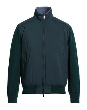 Paul & Shark Jacket Dark Size Virgin Wool, Polyester - Green