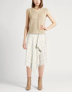 BALLANTYNE Midi Skirt In Light Wool And Cashmere