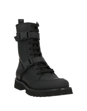 BALDININI Calfskin Leather Combat Boots