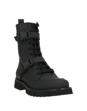 BALDININI Calfskin Leather Combat Boots