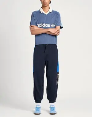 EA7 Pants Midnight Size Cotton, Elastane - Blue