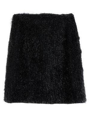 8PM Mini Skirt Size Polyamide, Acrylic, Viscose, Wool - Black