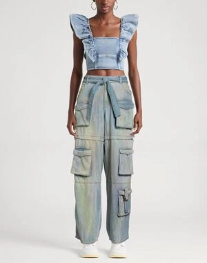Pinko Denim Cargo Jeans