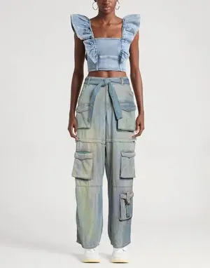 Pinko Denim Cargo Jeans