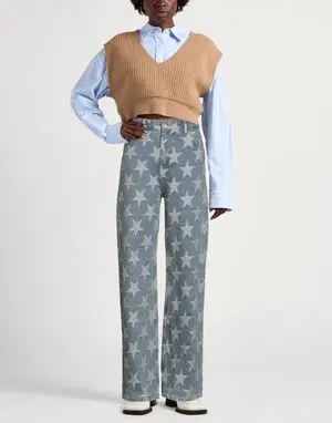 Sandro Embroidered Star Jeans