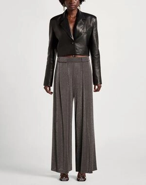 Momoni Wide-leg Metallic Jersey Pants