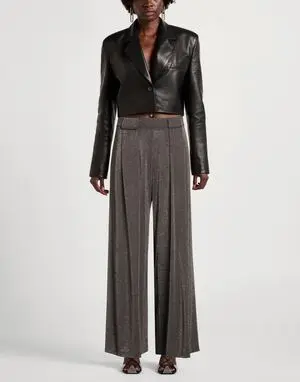 Momoni Wide-leg Metallic Jersey Pants
