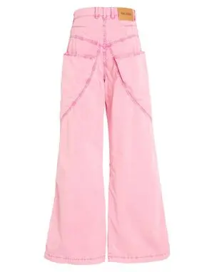 Attico Cotton Poplin Wide-leg Pants