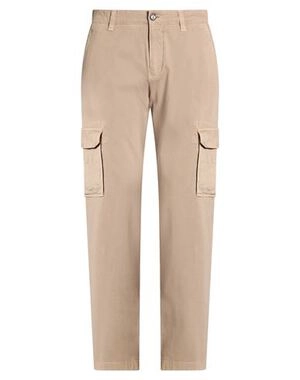 MOORER Cotton, Cashmere, And Elastane Cargo Pants - Beige