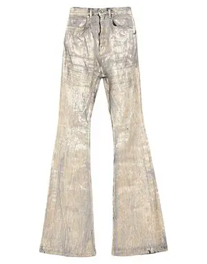 Rick Owens Flared Metallic Pants