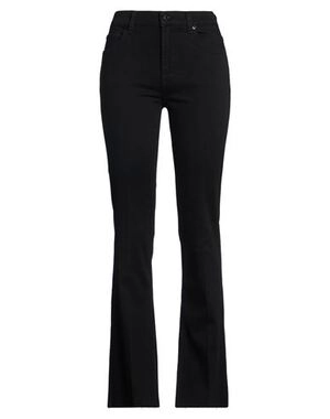 7 For All Mankind Pants Size Cotton, Lyocell, Polyester, Viscose, Elastane - Black